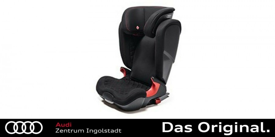 Original Audi Kindersitz Kidfix XP schwarz/rot, auch für VW, SEAT und ...